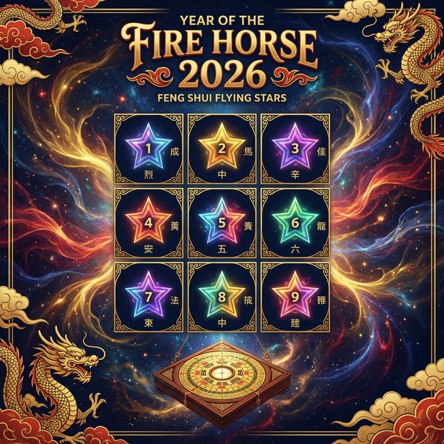 2026 Flying Stars Feng Shui: Annual Star Chart & Remedies | Feng Shui ...